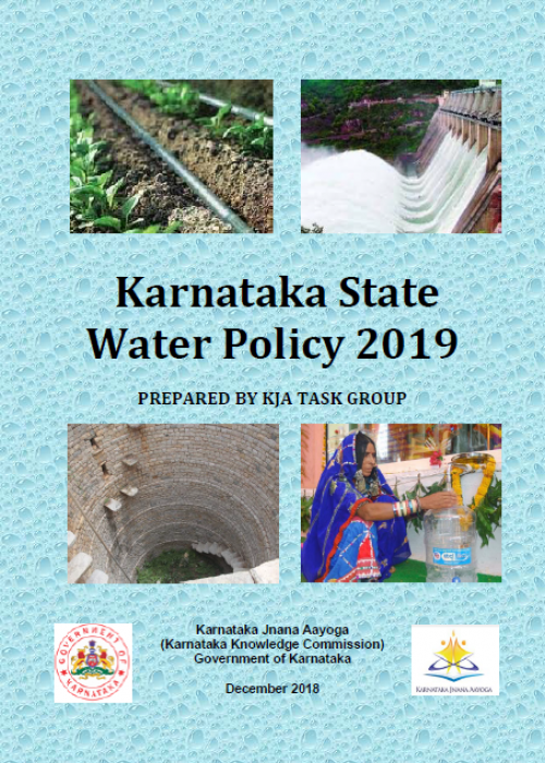 Karnataka StateWater Policy 2019 – atree.org